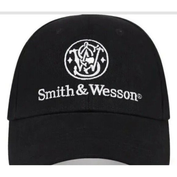 Smith & Wesson | Accessories | New Smith Wesson Embroidered Adjustable Baseball Cap Hat Black ...
